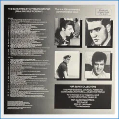 The Elvis Presley Interview Record : An Audio Self Portrait – LP B ...
